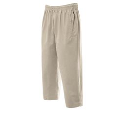 Jerseyhose TRIGEMA "TRIGEMA 3/4 Freizeithose aus Baumwolle" Gr. M, US-Größen, beige (sand) Damen Hosen