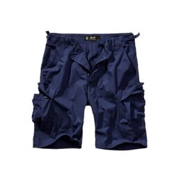 Stoffhose Brandit "Brandit Herren BDU Ripstop Shorts", Herren, Gr. L, US-Größen, blau (navy), 100% Baumwolle, normal, Hosen