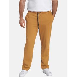 Jogginghose CHARLES COLBY "Jogginghose BARON CEDRIK" Gr. 4XL, gelb Herren Hosen