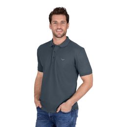 Poloshirt TRIGEMA Gr. L, grau (anthrazit) Herren Shirts