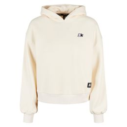 Kapuzenpullover STARTER Black Label "Starter Black Label Damen" Gr. M, weiß (palewhite) Damen Pullover