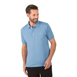 Poloshirt TRIGEMA Gr. L, blau (horizont) Herren Shirts