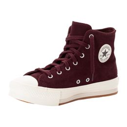 Sneaker Converse "CHUCK TAYLOR ALL STAR EVA LIFT" Gr. 39, rot (bloodstone, egret, gum honey), Textil, Schuhe