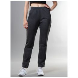 Sweathose TRIGEMA "TRIGEMA Freizeithose aus Sweat-Qualität" Gr. XXL, US-Größen, grau (anthrazit, melange) Damen Hosen