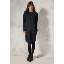 Strickkleid Cecil Gr. L (42), US-Größen, grau (charcoal grey melange) Damen Kleider mit Rundhalsausschnitt