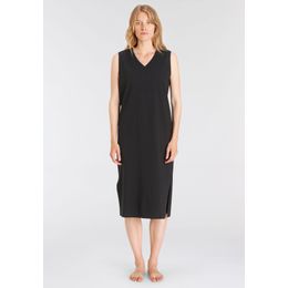 Jerseykleid OTTO products "GOTS zertifiziert -CIRCULAR COLLECTION" Gr. 40, N-Gr, schwarz Damen Kleider Sommerkleid