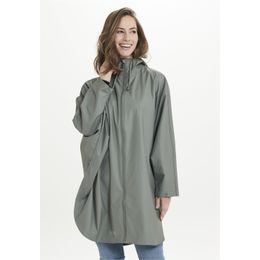 Outdoorjacke WEATHER REPORT "FLAME" Gr. L/XL, grau (grau-grün) Damen Jacken mit 5.000 mm Wassersäule