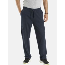 Jogginghose Jan Vanderstorm "Jogginghose VALEN" Gr. 5XL, grau (dunkelgrau melange) Herren Hosen