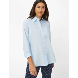 Klassische Bluse Brax "Style VIKI" Gr. 36, blau (bleu) Damen Blusen