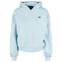 Kapuzenpullover STARTER Black Label "Starter Black Label Damen" Gr. L, blau (icewaterblue) Damen Pullover