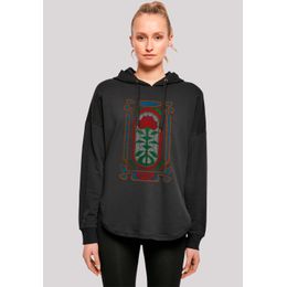 Kapuzenpullover F4NT4STIC "Stranger Things Rose Window Netflix TV Series" Gr. L, schwarz Damen Pullover Premium Qualität