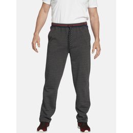 Jogginghose Jan Vanderstorm "Jogginghose TARIKO" Gr. XXL, grau (dunkelgrau melange) Herren Hosen