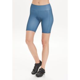 Radhose Endurance "Mirabel" Gr. 36, EURO-Größen, blau Damen Hosen mit hohem Bund