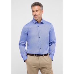 Langarmhemd Eterna "SLIM FIT" Gr. 38, Normalgrößen, blau Herren Hemden