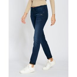 Skinny-fit-Jeans Gang "94NENA" Gr. 34 (44), N-Gr, blau (slight blue black wash) Damen Jeans mit modischer Waschung