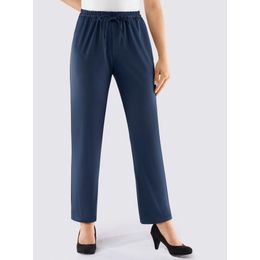 Jerseyhose Classic Basics Gr. 22, Kurzgrößen, blau (marine) Damen Hosen