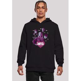 Kapuzenpullover F4NT4STIC "Sex Education Love Mindmaps Netflix TV Series", Herren, Gr. L, schwarz, Obermaterial: 65% Baumwolle, 35% Polyester, slim fit, Pullover, Premium Qualität