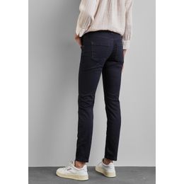 Comfort-fit-Jeans Street One, Damen, Gr. 24, Länge 28, blau (clean indigo wash), Jeans, 67% Baumwolle, 28% Polyester, 5% Elasthan, unifarben, casual, normal, Jeans, Middle Waist