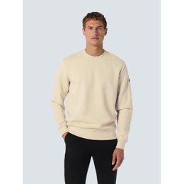 Sweater NO EXCESS "NO EXCESS Jacquard Pullover mit Rundhalsausschnitt" Gr. L, beige (dunkelbeige) Herren Sweatshirts