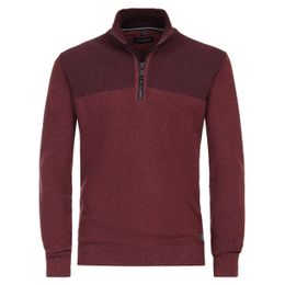 Troyer Casamoda "Casamoda Troyer uni", Herren, Gr. L, rot (mittelrot), 100% Baumwolle, Pullover