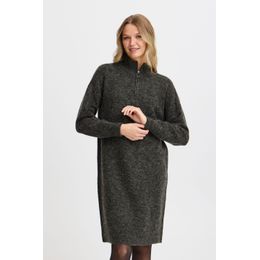 Strickkleid Fransa "Fransa FRSANNY DR 3" Gr. L, US-Größen, schwarz (charcoal melange) Damen Kleider