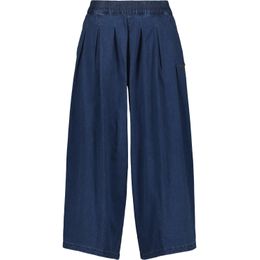 alife and kickin Stoffhose ALIFE & KICKIN "Damen NadetteAK DNM A", Damen, Gr. L, Normalgrößen, blau (schwarz denim washed), 98% Baumwolle 2% Elastan, Hosen