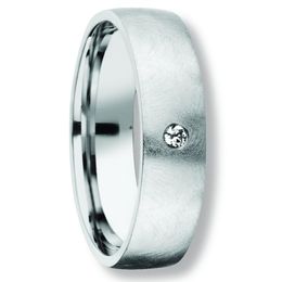 Silberring ONE ELEMENT "Zirkonia Freundschaft Partner Ring aus 925 Silber" Fingerringe Gr. 48, Silber 925 (Sterlingsilber), silberfarben (silber) Damen Silber Schmuck Freundschaft Partner