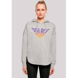 Kapuzenpullover F4NT4STIC "Stranger Things Palace Arcade Netflix TV Series" Gr. L, grau Damen Pullover Premium Qualität