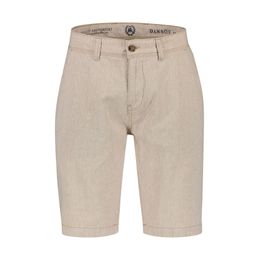 Bermudas Lerros "Lerros Herren Bermuda Shorts aus Leinenmischung" Gr. 34, Normalgrößen, beige (dune beige) Herren Hosen