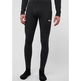 Thermoleggings Jack Wolfskin "INFINITE WARM PANTS M" Gr. L (52), Normalgrößen, schwarz Herren Hosen