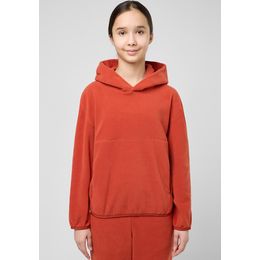 Kapuzenpullover Jack Wolfskin "SMILEYWORLD HOODY Y" Gr. L, rot (intense, rust), Kinder, Hauptmaterial: 100% Polyester (recycled); Futter: 100% Polyester (recycled), Pullover