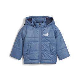 Winterjacke Puma "Minicats Steppjacke mit Kapuze Kinder" Gr. 68, blau (blau horizon), Kinder, Obermaterial: 100% Nylon; Futter: 100% Nylon; Füllung: 100% Polyester; Ärmelbund: 100% Polyester, Jacken