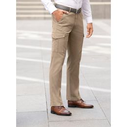 Webhose CLASSIC, Herren, Gr. 25, Unterbauchgrößen, beige, 98% Baumwolle, 2% Elasthan, unifarben, lang, Hosen