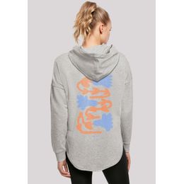 Kapuzenpullover F4NT4STIC "Blumen Muster" Gr. L, grau (grey) Damen Pullover Print