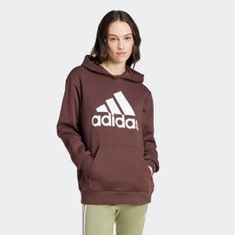 Kapuzensweatshirt adidas Sportswear "W BL OV HD" Gr. XS, braun (shadow brown) Damen Sweatshirts