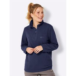 Fleecepullover Catamaran Gr. 40/42, blau (marine) Damen Sweatshirts