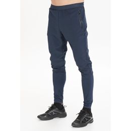 Sweathose Virtus "BLAG V2" Gr. XL, US-Größen, blau (dunkelblau), Herren, 87% Polyester, 13% Elasthan, unifarben, Hosen, mit atmungsaktivem 4-Wege-Funktionsstretch