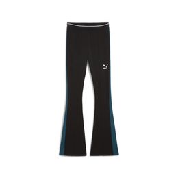 Leggings Puma "T7 Flared Damen" Gr. XL, Normalgrößen, schwarz (black) Damen Hosen