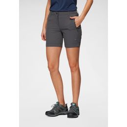 Trekkingshorts Polarino Gr. 38, N-Gr, schwarz (anthrazit (trekkingshorts aus nachhaltigem material)), Damen, Obermaterial: 94% Polyamid, 6% Elasthan, Hosen, aus elastischem Funktionsmaterial