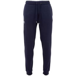 Sweathose Kappa "Sweathose "Zloan"" Gr. M (48/50), N-Gr, blau (dunkelblau), Herren, Sweatware, Obermaterial: 80% Baumwolle, 20% Polyester, Hosen