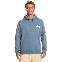 Kapuzensweatshirt Quiksilver "Omni Logo" Gr. M, blau (bering sea) Herren Sweatshirts