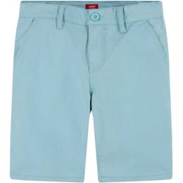 Chinoshorts LEVI'S KIDS "LVB STRAIGHT XX CHINO SHORT" Gr. 16 (176), N-Gr, blau (pastel turquoise) Jungen Hosen for BOYS