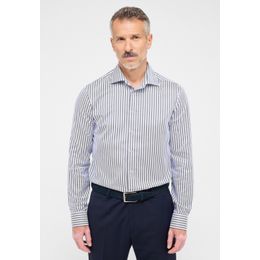 Langarmhemd Eterna "SLIM FIT" Gr. 38, Normalgrößen, blau (rauchblau) Herren Hemden