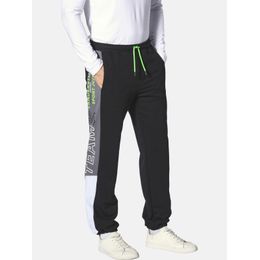 Jogginghose Jan Vanderstorm "Jogginghose MIKJORNSON" Gr. XL, N-Gr, schwarz Herren Hosen