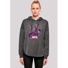 Kapuzenpullover F4NT4STIC "Sex Education Love Mindmaps Netflix TV Series" Gr. L, grau (charcoal) Damen Pullover Premium Qualität