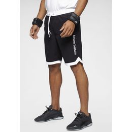 Boardshorts Bruno Banani "aus recyceltem Material" Gr. M (48/50), N-Gr, schwarz (schwarz (shorts aus nachhaltigem material)) Herren Hosen Boardshort