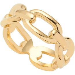 Fingerring Leonardo "Ring Mathilde, 024269, 024270, 024271, 024272" Fingerringe Gr. 18, Edelstahl, 7mm, goldfarben (gelbgoldfarben) Damen