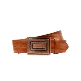 Ledergürtel RETTUNGSRING BY SHOWROOM 019 Gr. 100, braun (cognac) Damen Gürtel