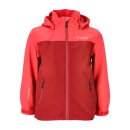 Outdoorjacke ZIGZAG "Bloomer" Gr. 128, rot Kinder Jacken mit verschließbaren Taschen