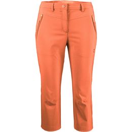 3/4-Hose DEPROC Active "KENORA PIRATE WOMEN" Gr. 36/38 (M), Normalgrößen, orange (peach), Damen, 97% Polyester; 3% Elastan, Hosen, auch in Großen Größen erhältlich